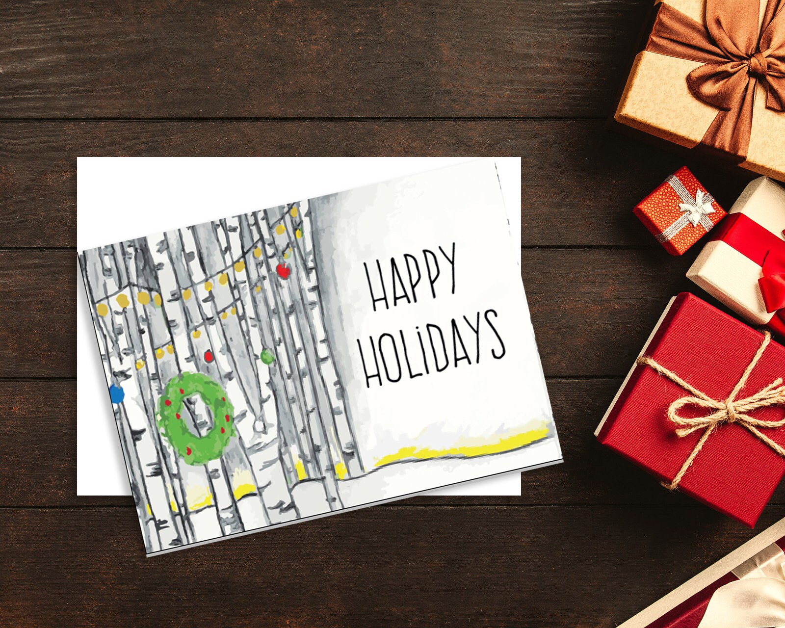 Happy Holiday Card for Business Holiday Card for Employees - Etsy