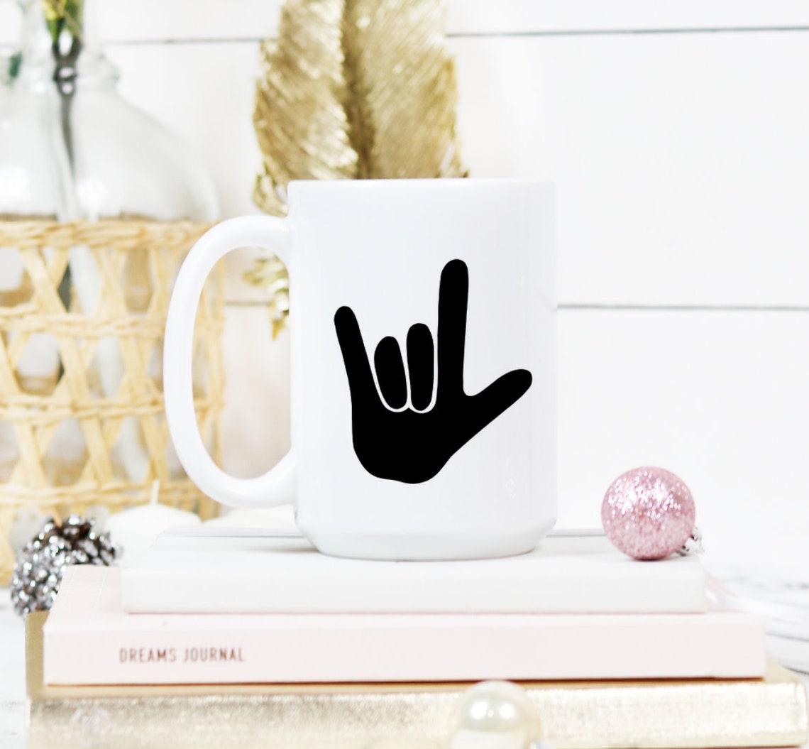 I Love You Sign Language Mug I Love You Gift Sign Language | Etsy