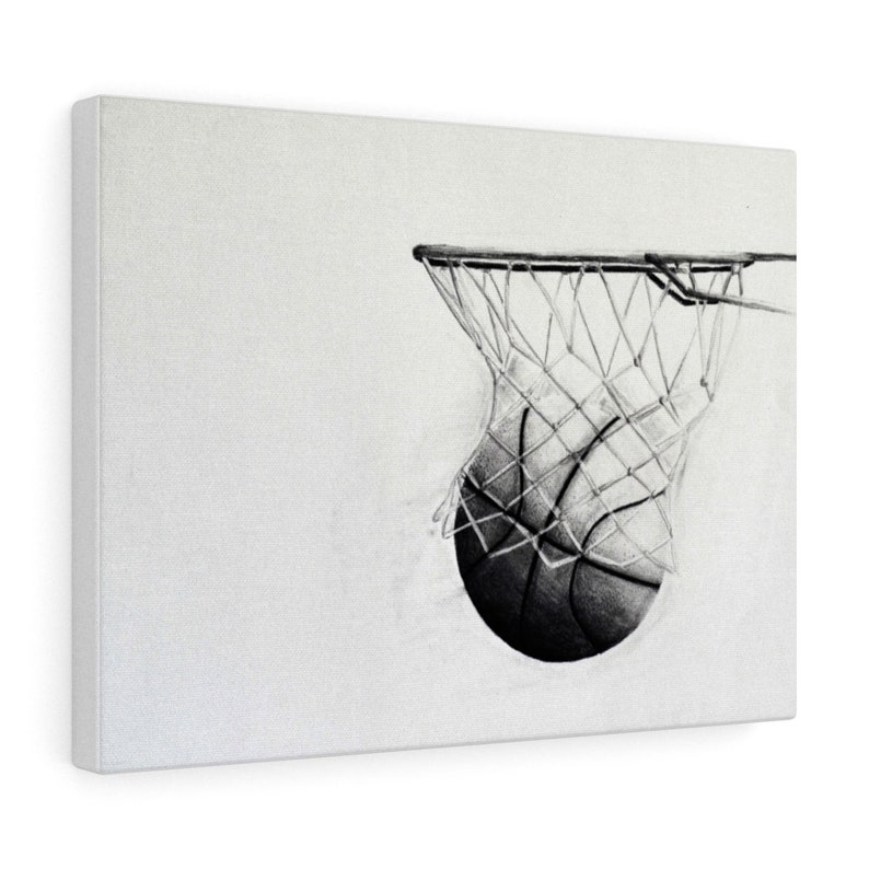 Basketball Canvas Wall Art Sports Canvas Art Basketball - Etsy