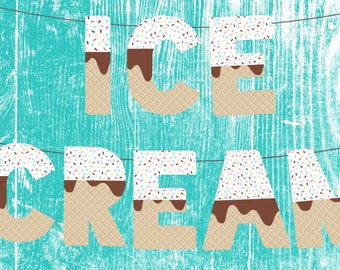 Ice Cream Decor - Etsy