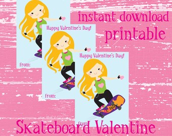 Donut Valentine's Day Card Kids Classroom Valentine | Etsy