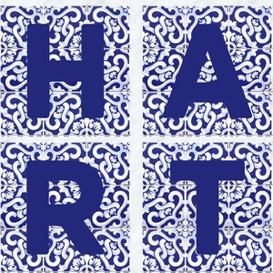Amalfi Coast Mediterranean Tile Blue Tiles Happy Birthday Banner Lemons ...