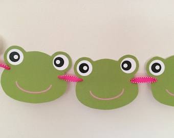 Frog Banner | Etsy