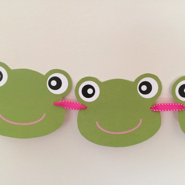 Frog Birthday Banner - Etsy
