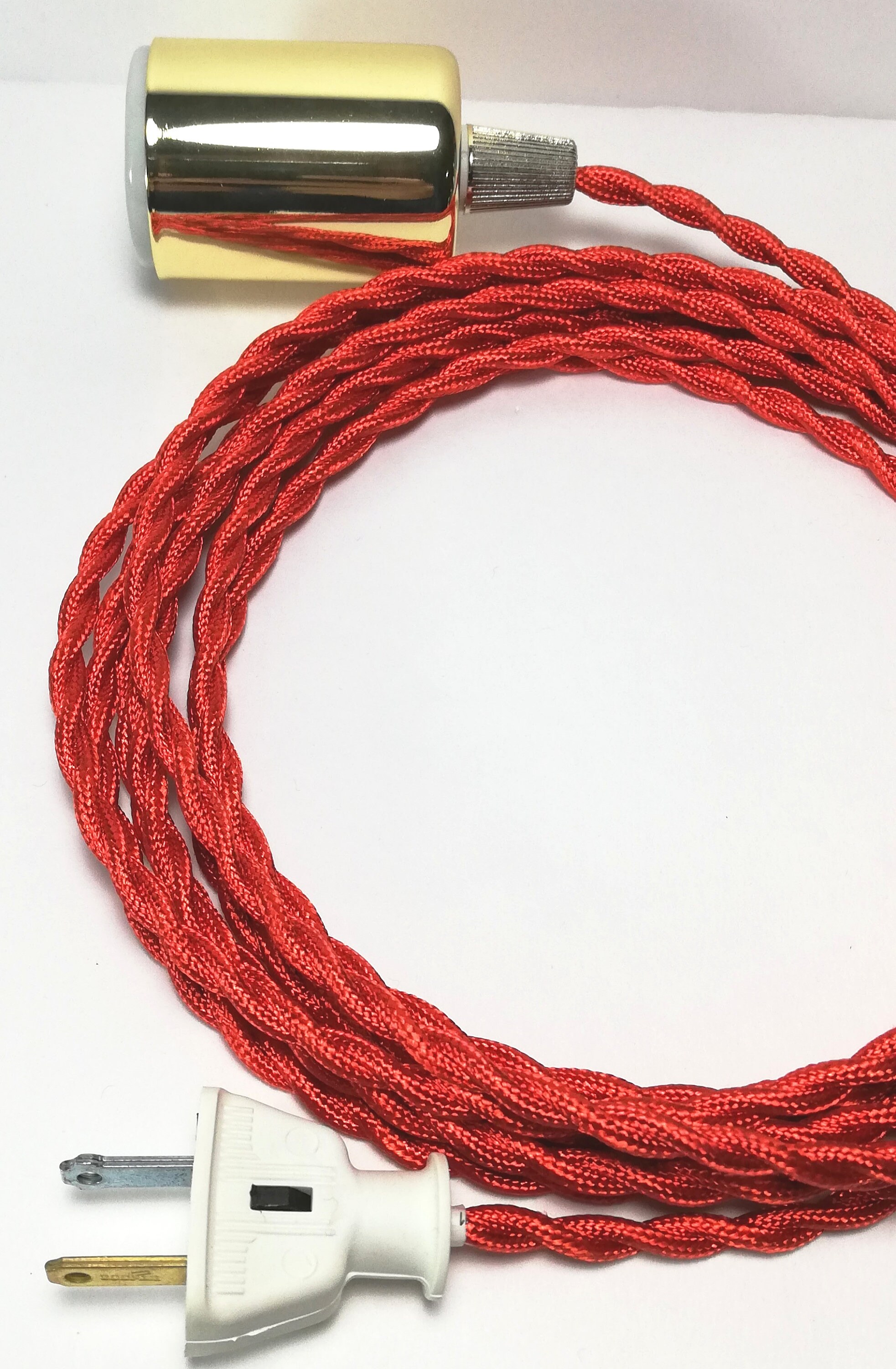 Plug-in Pendant Light Cord Set 12ft (bulb Not Inculde) - Etsy