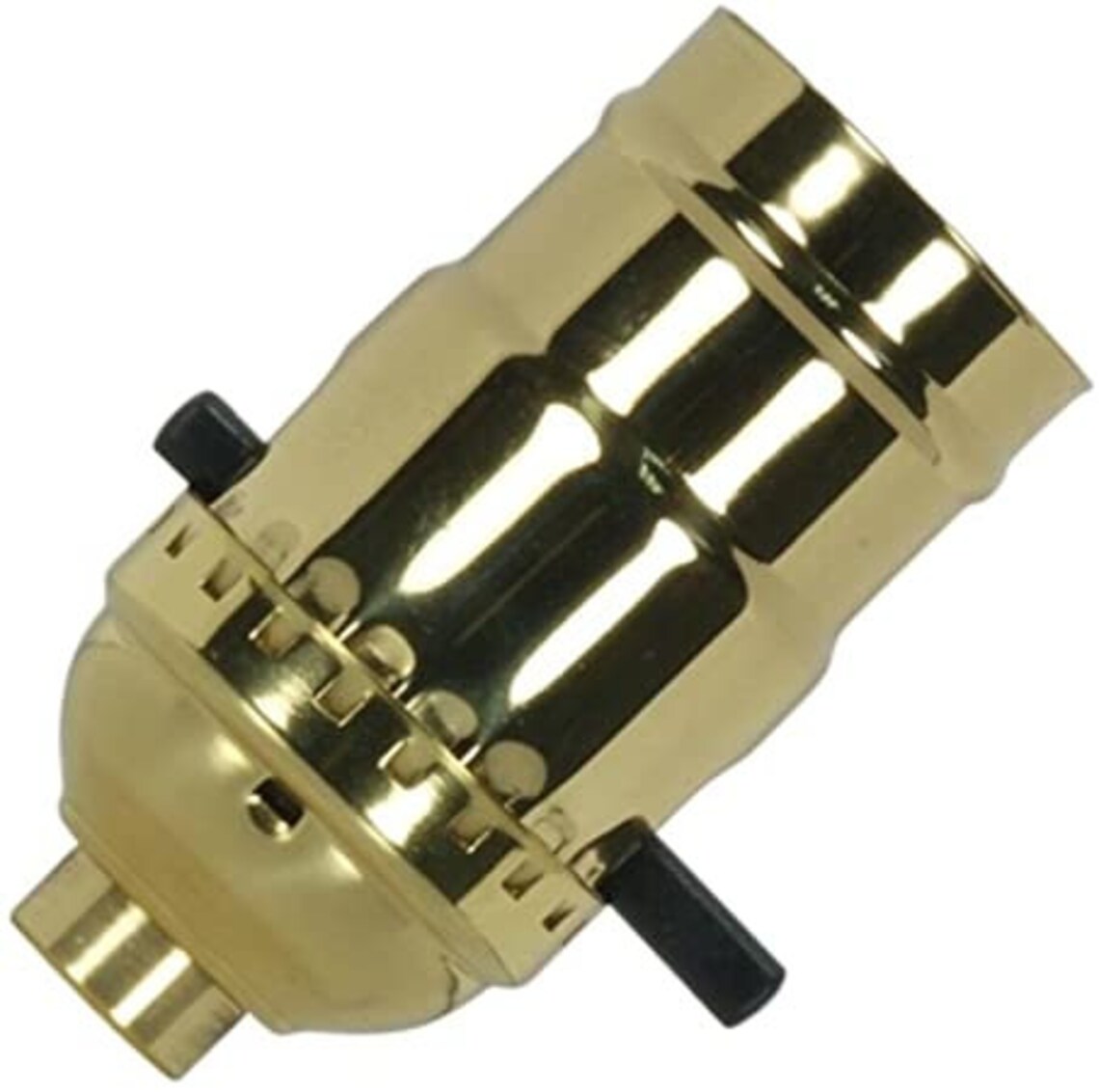 On-off Push Thru Socket; 1/8 IPS; Polished Brass/ Nickel UL Listed - Etsy