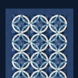 Paper Pieced Double Wedding Ring Pattern - Digital - Etsy