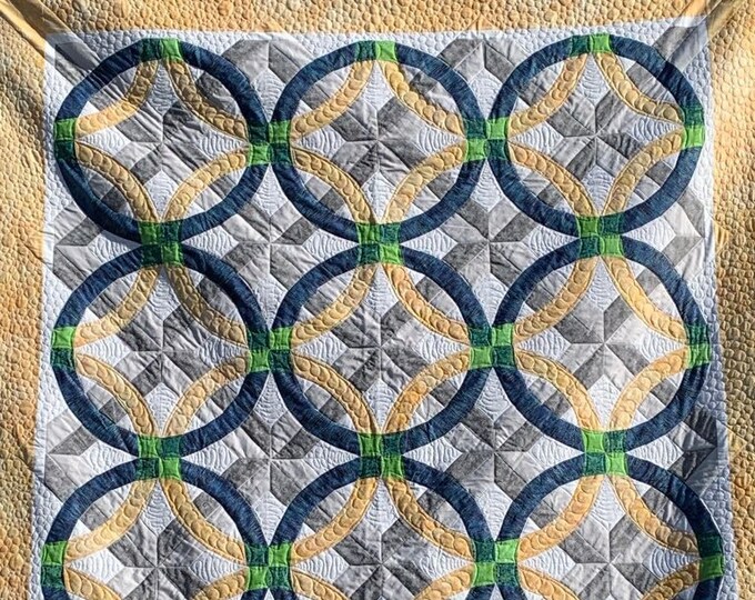 Paper Pieced Double Wedding Ring Pattern Digital - Etsy