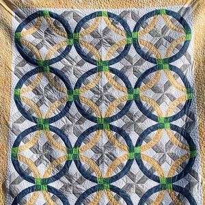 Paper Pieced Double Wedding Ring Pattern Digital - Etsy