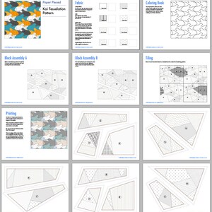 Interlocking Fish Quilt Pattern - Etsy