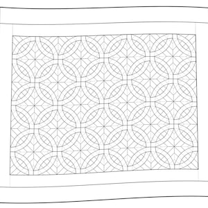 Paper Pieced Double Wedding Ring Pattern - Digital - Etsy