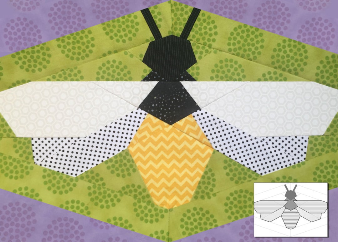 Bumblebee Foundation Quilt Pattern - Etsy