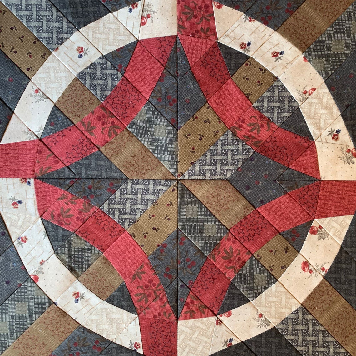 Paper Pieced Double Wedding Ring Pattern Digital - Etsy