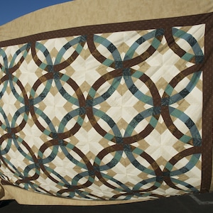 Paper Pieced Double Wedding Ring Pattern - Digital - Etsy