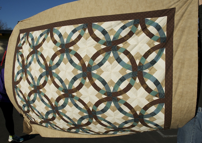 Paper Pieced Double Wedding Ring Pattern - Digital - Etsy