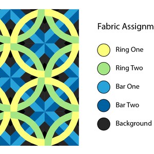 Paper Pieced Double Wedding Ring Pattern - Digital - Etsy