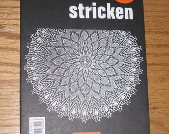 KUNST STRICKEN Knitting Pattern Lace Doily D 2008 Reprint All in German ...