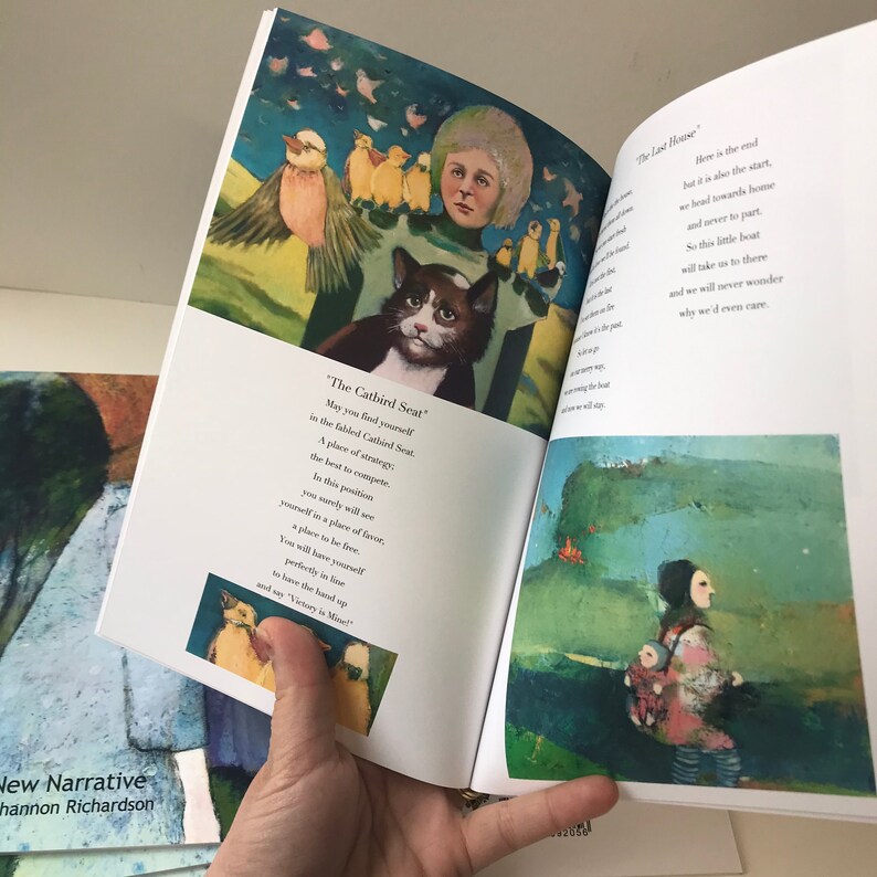 Artist Book of Paintings and Poetry Art Book Self Published - Etsy