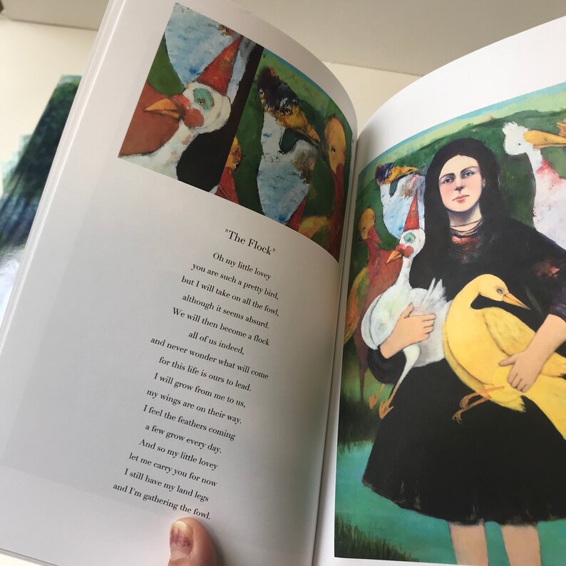 Artist Book of Paintings and Poetry Art Book Self Published - Etsy