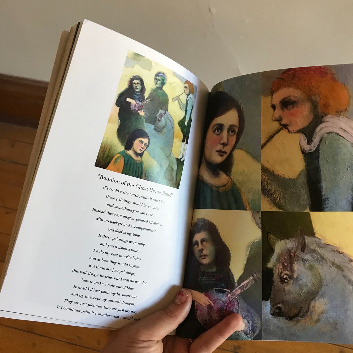 Artist Book of Paintings and Poetry Art Book Self Published - Etsy