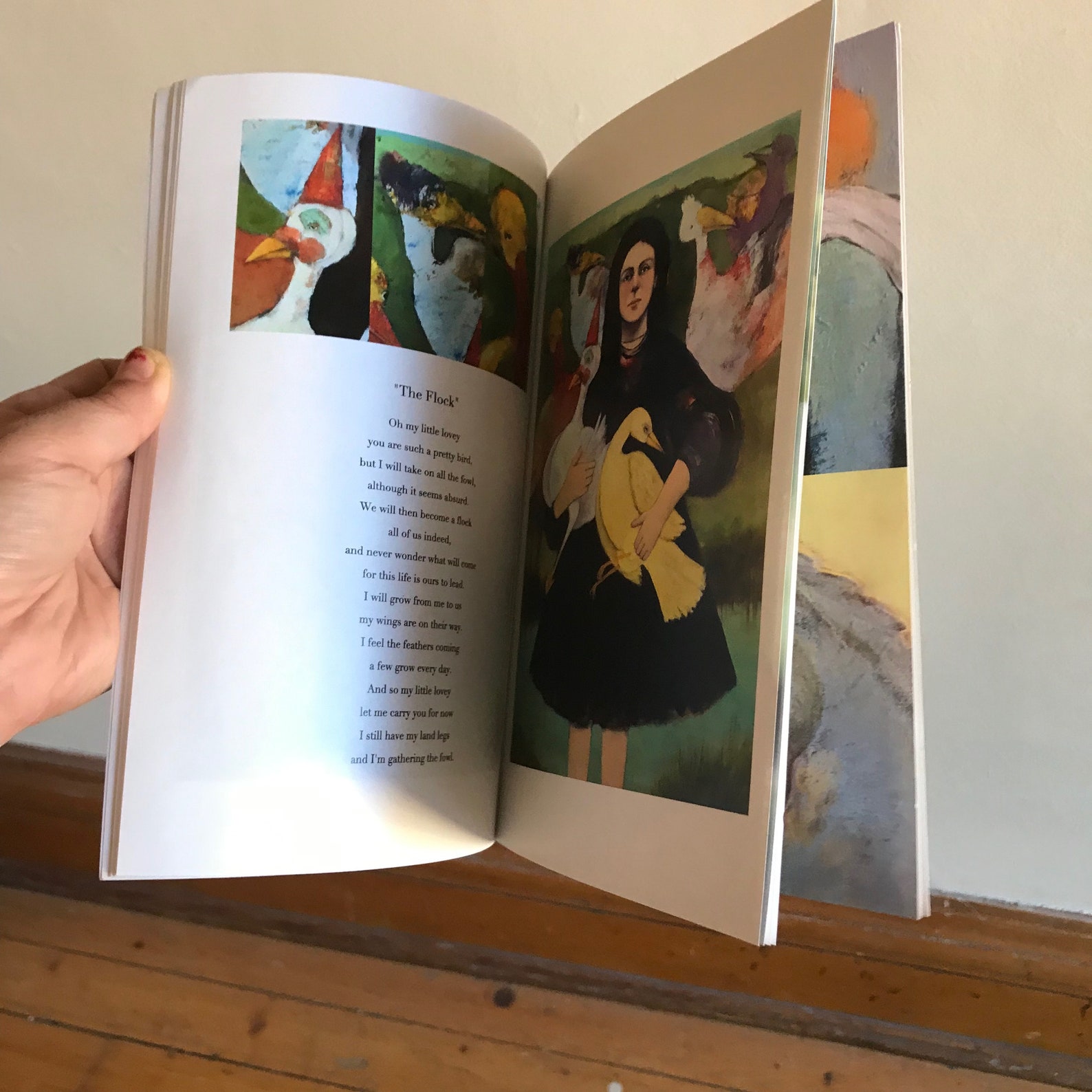 Artist Book of Paintings and Poetry Art Book Self Published - Etsy