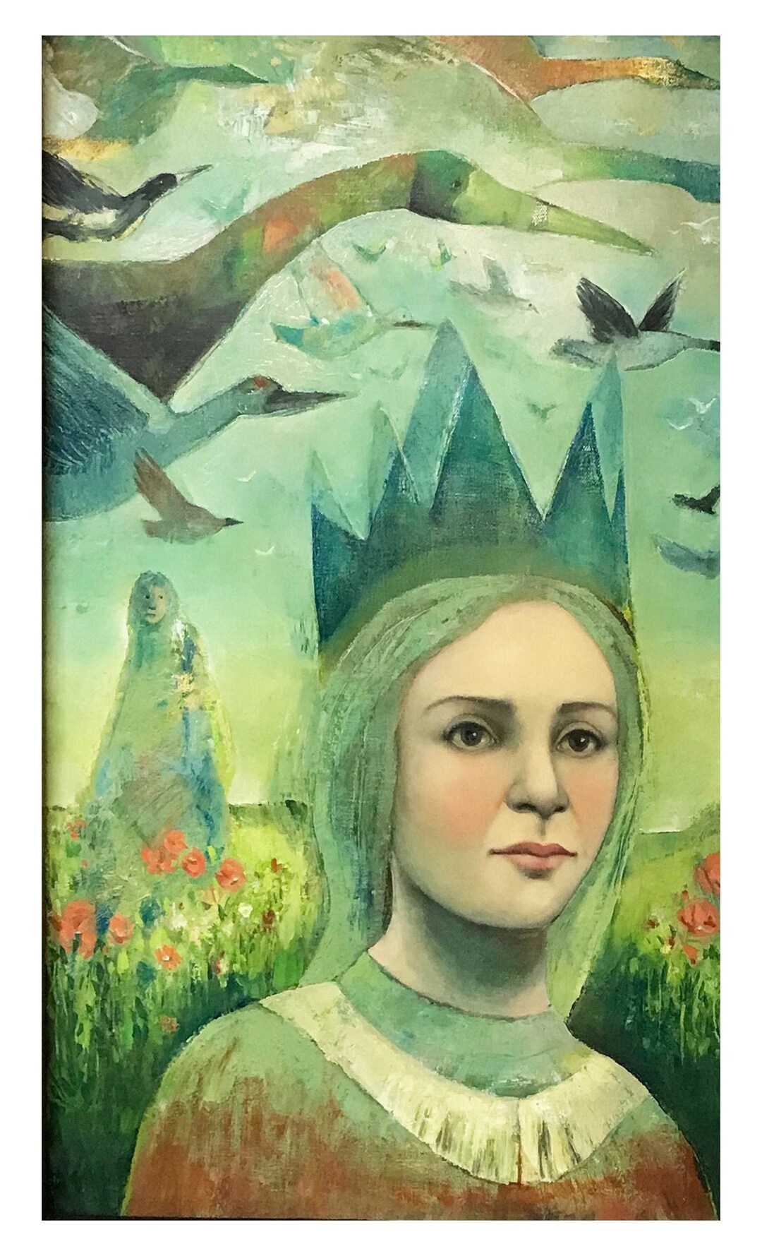 Queen of Migration is a Visionary Art Print by Shannon - Etsy