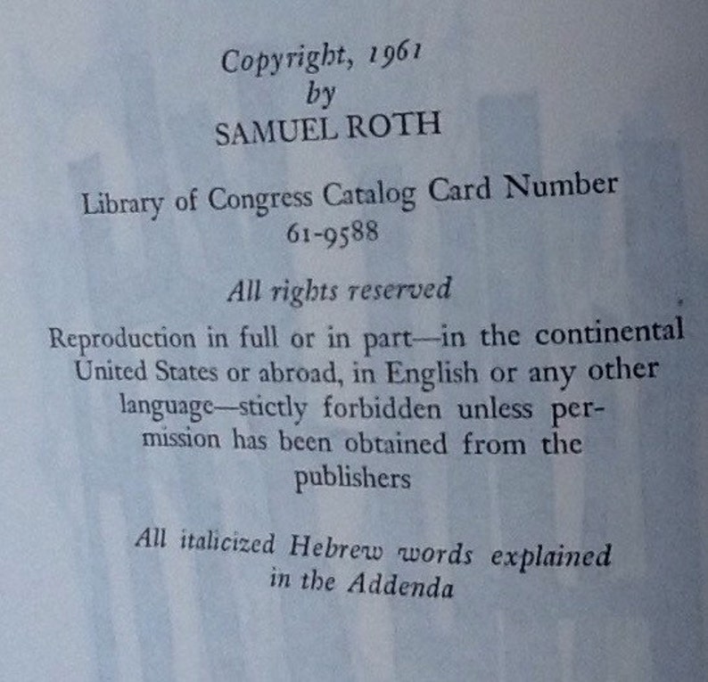 Vintage Book My Friend Yeshea by Samuel Roth 1961 - Etsy