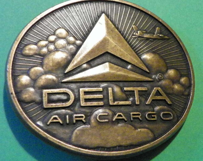 Brass Delta Air Cargo Airlines Belt Buckle Made in the USA - Etsy
