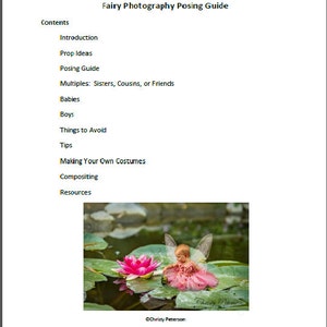 Fairy Posing Guide Filled With Tips and Instructions to Help With a ...
