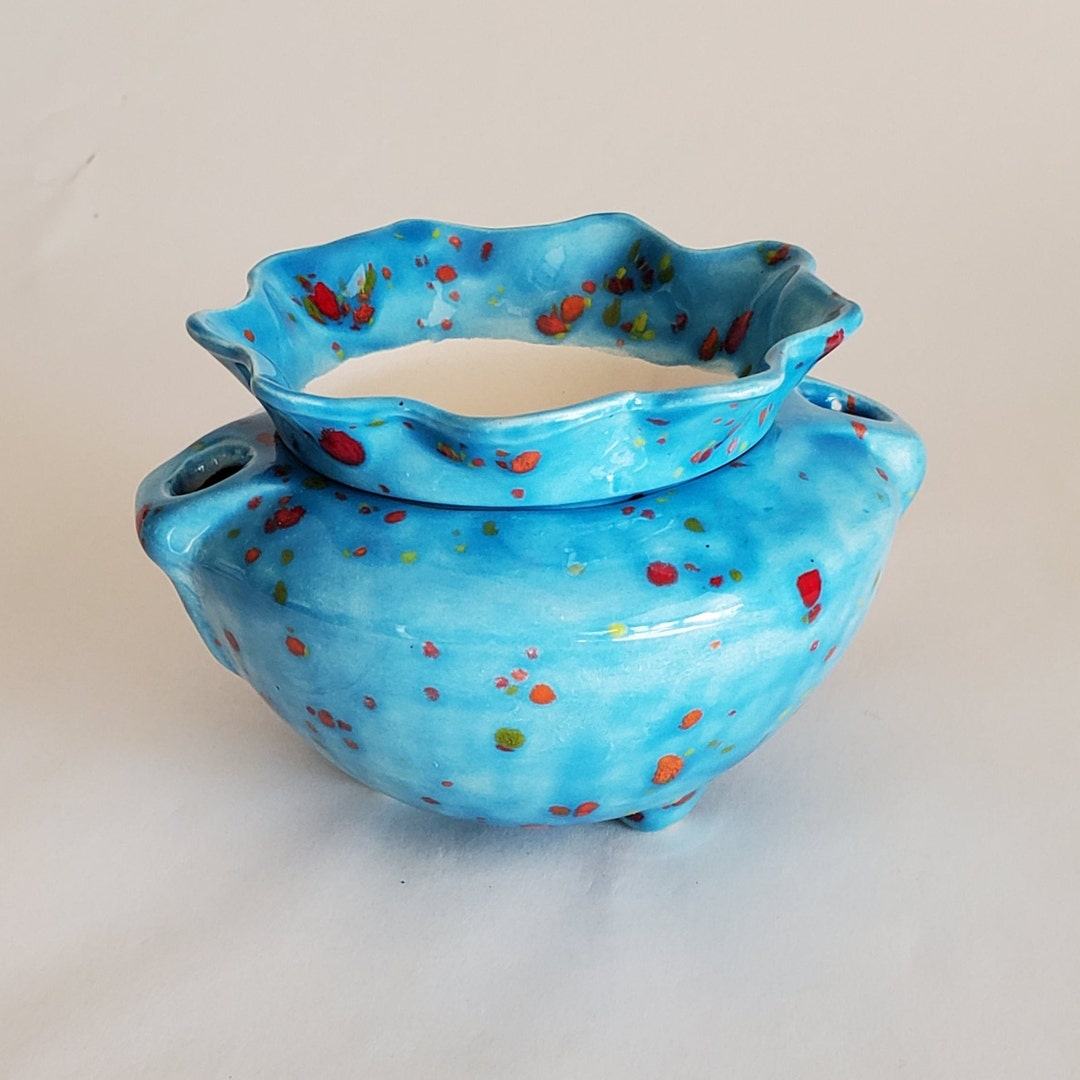 Self Watering African Violet Pot Gifts for Her Two Piece African Violet ...