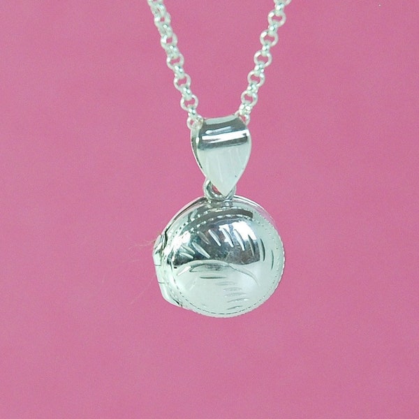 Ball Locket Necklace - Etsy