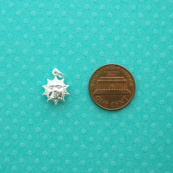 Sun Charm - Etsy