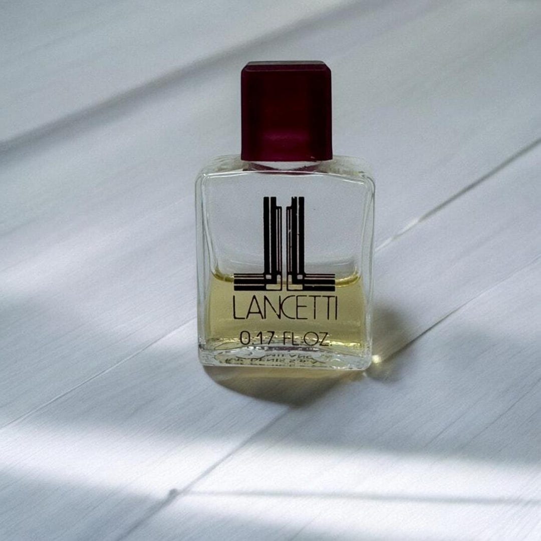 Vtg 1976 Perfume READ Lancetti EDT 5ml 0.17 Fl. Oz. Miniature Splash ...
