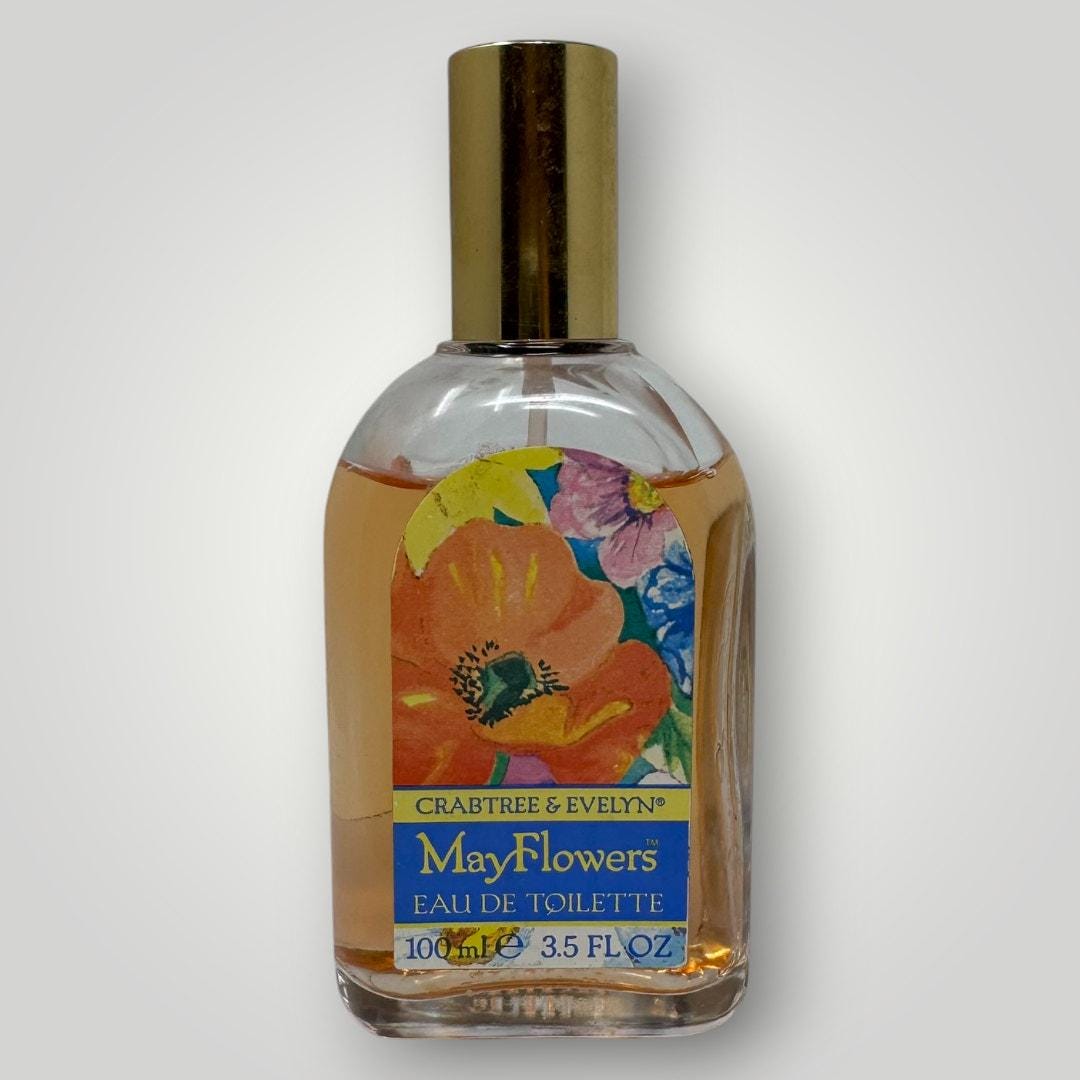 Vtg READ Crabtree & Evelyn Mayflowers Eau De Toilette 3.4 Oz ...