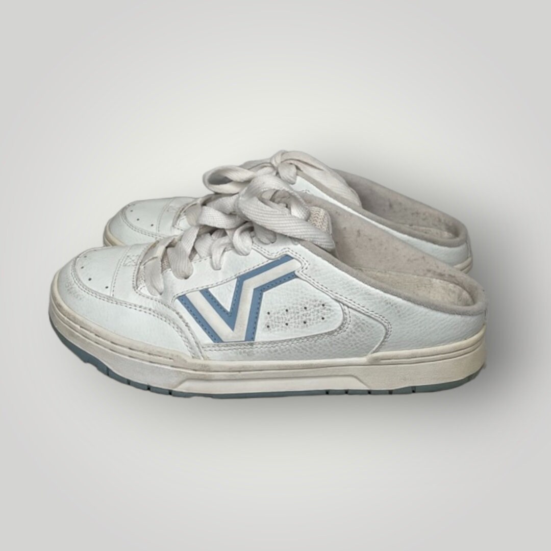 Vintage Vans Y2K Upland Mule White Blue Women's Size 9 - Etsy