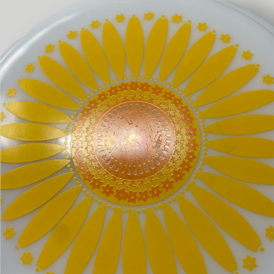 Vintage Pyrex Lid Daisy Pattern 25-c13 Replacement - Etsy