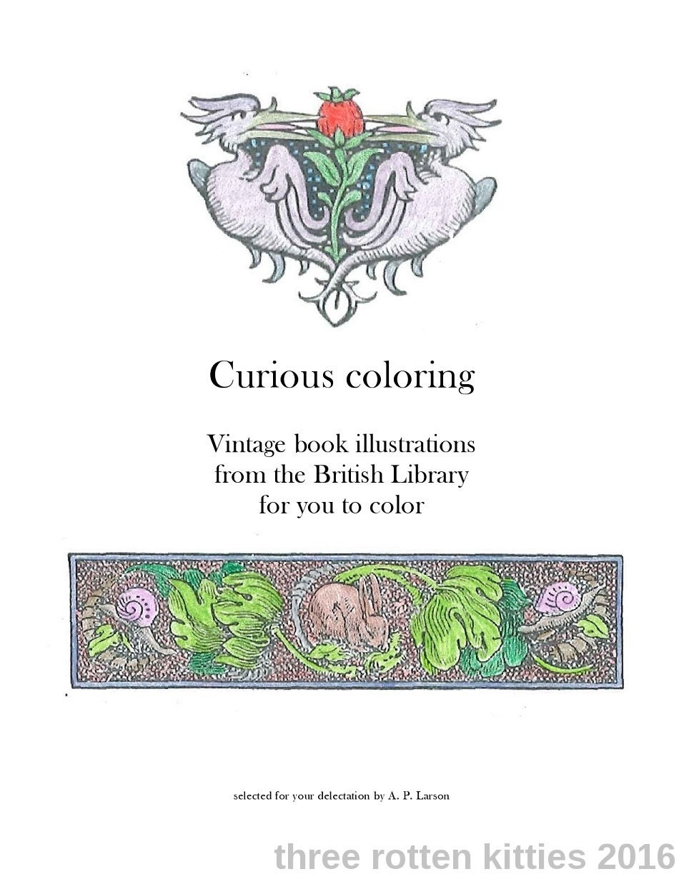 Curious Coloring - Printable Instant Download Coloring Book - Etsy