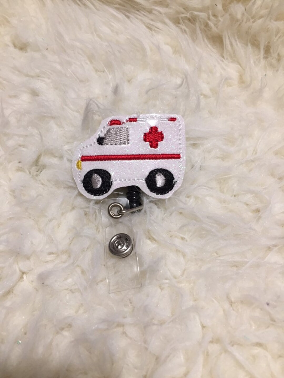Ambulance Badge Reel Holder - Etsy