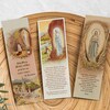 Blessed Virgin Mary Bookmarks Catholic Bookmark Catholic Prayer Card ...