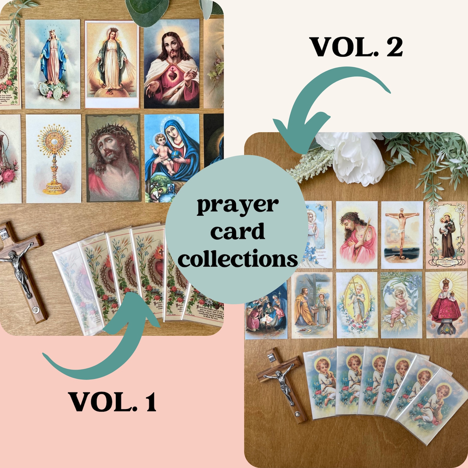 Traditional Catholic Prayer Cards Restored Reproduction - Etsy