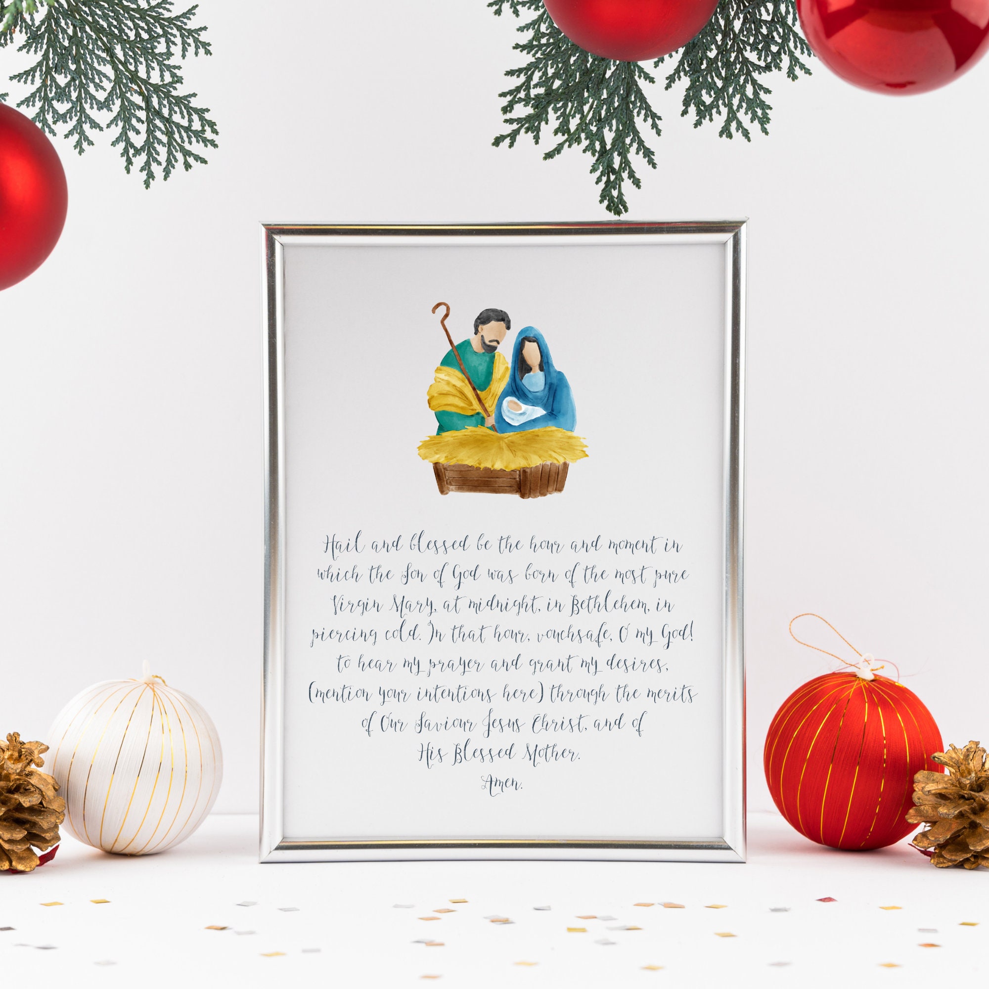 St. Andrew Novena Prayer Card Catholic Prayer Advent - Etsy