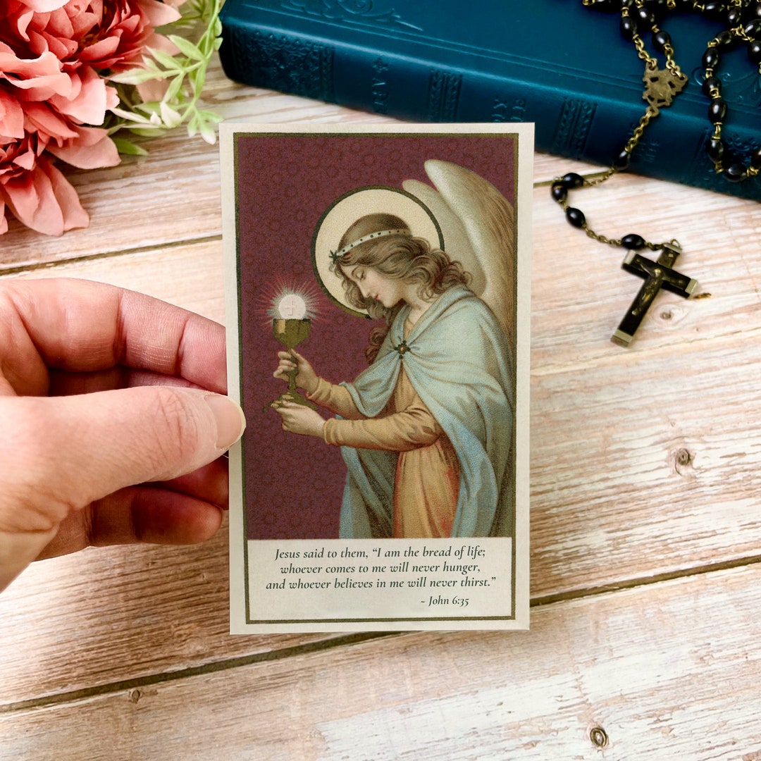 Personalized Catholic RCIA Prayer Cards Custom Prayer Cards Customized ...