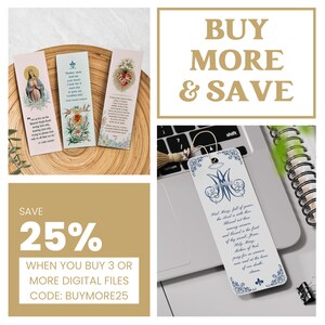 Our Lady of Lourdes Bookmarks | Catholic Bookmark | Blessed Virgin Mary ...