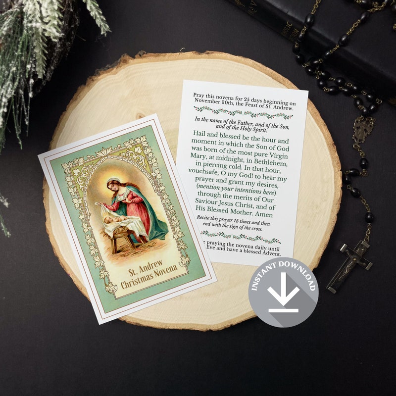 Catholic Prayer Cards - Etsy