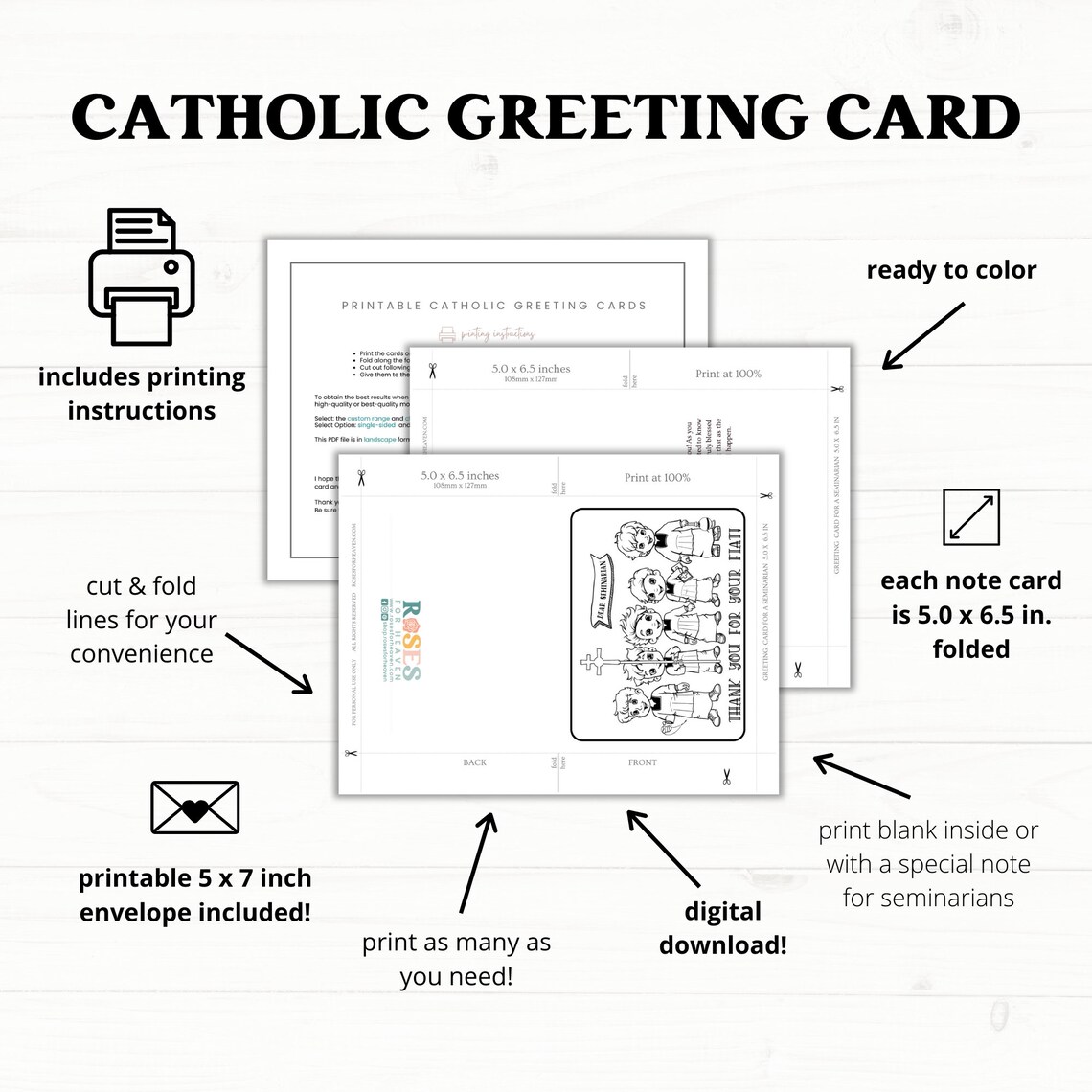 Catholic Seminarian Coloring Card | Digital Download - Etsy