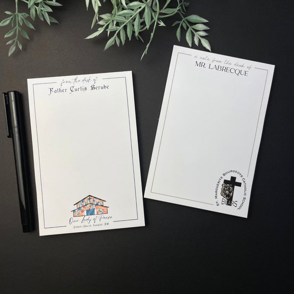 Church Notepad - Etsy