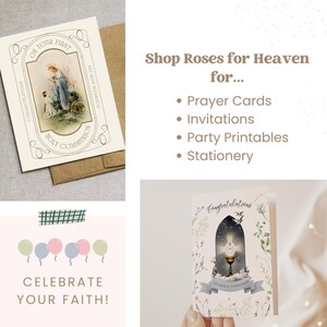 Spanish First Communion Prayer Card Template: Boy or Girl (digital ...