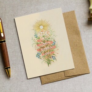 Vintage Catholic Thinking of You Card | Catholic Greeting Card ...