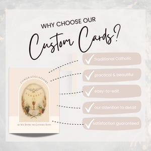 Vintage Catholic RCIA Editable Greeting Card - Catholic Greeting Card ...