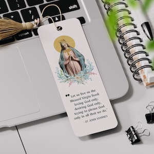 Vintage Marian Bookmarks | Catholic Bookmark | Blessed Virgin Mary ...